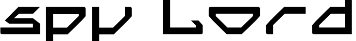 Spy Lord by Iconian Fonts at DailyFont.com