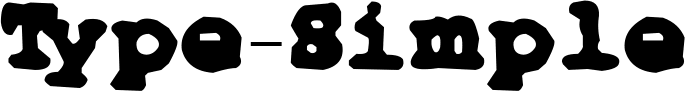 Download Type-Simple at DailyFont.com