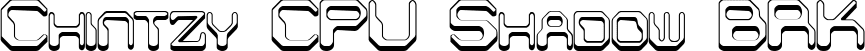 Chintzy CPU BRK by NIGMA Fonts at DailyFont.com