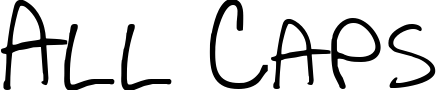 Download All Caps at DailyFont.com