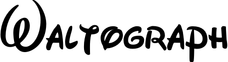 Waltograph - 1 of 2 fonts in set Waltograph :: DailyFont.com