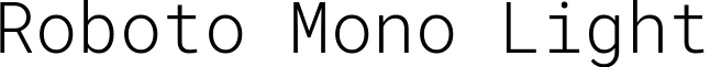 Roboto Mono by Google at DailyFont.com