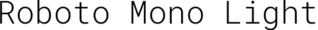 Roboto Mono by Google at DailyFont.com