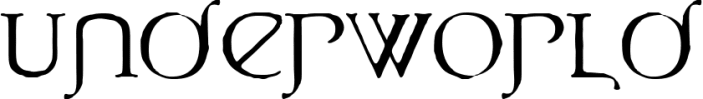 Download UnderWorld at DailyFont.com
