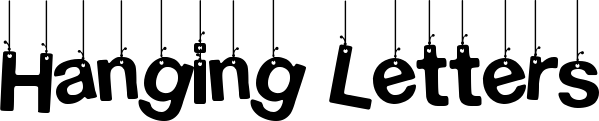 Download Hanging Letters at DailyFont.com