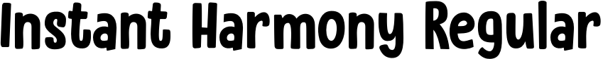 Instant Harmony Regular by David Kerkhoff at DailyFont.com