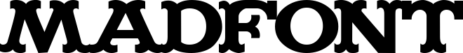 MADFONT by Harold Lohner at DailyFont.com