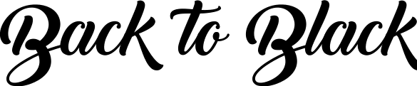 Back to Black Font :: Heavy Script Font
