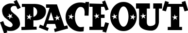 SpaceOut by Daniel Gauthier at DailyFont.com