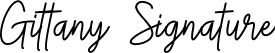 Gittany Signature by Skillyas at DailyFont.com