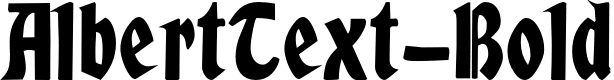 Download AlbertText-Bold at DailyFont.com
