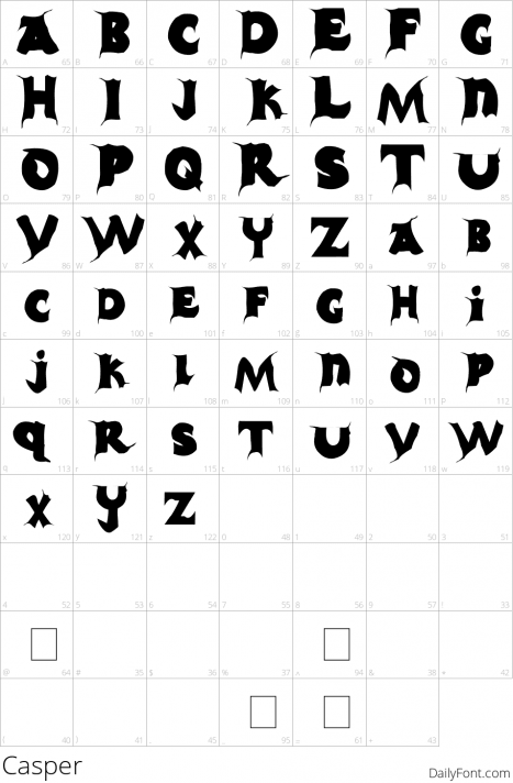 Download Casper at DailyFont.com