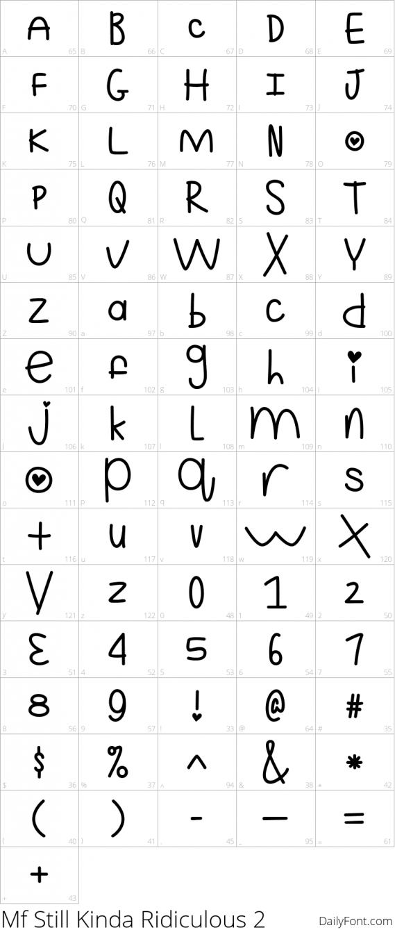 Mf Still Kinda Ridiculous 2 by Misti's Fonts at DailyFont.com