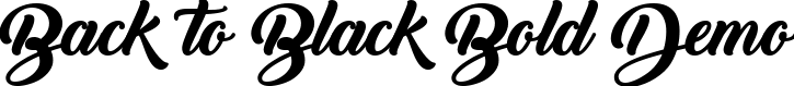 Back to Black Font :: Heavy Script Font