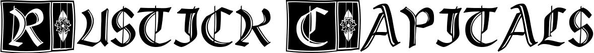 Download Rustick Capitals at DailyFont.com