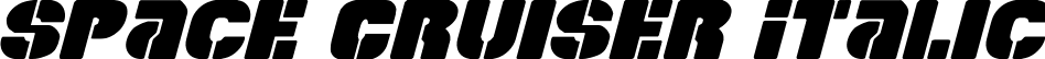 Space Cruiser by Iconian Fonts at DailyFont.com