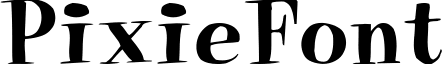 PixieFont by David Rakowski at DailyFont.com