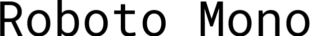 Roboto Mono by Google at DailyFont.com