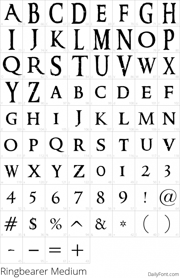 Ringbearer Medium by Pete Klassen at DailyFont.com