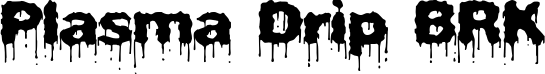 Plasma Drip Empty by NIGMA Fonts at DailyFont.com