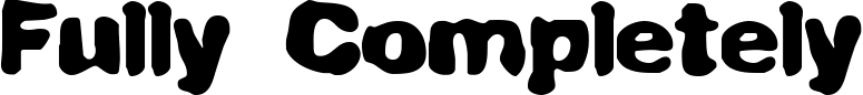 Download Fully Completely at DailyFont.com