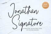 Jonathan Signature by Kotak Kuning Studio at DailyFont.com