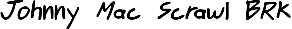 Ænigma Scrawl 4 BRK by NIGMA Fonts at DailyFont.com
