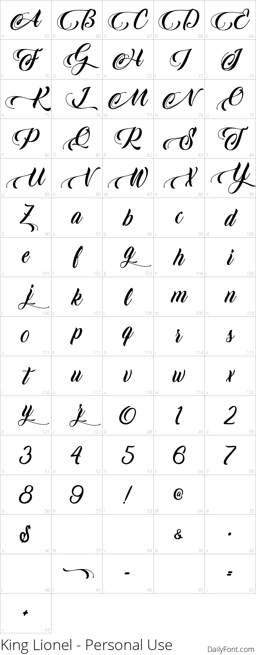 King Lionel by Typhoon Type at DailyFont.com