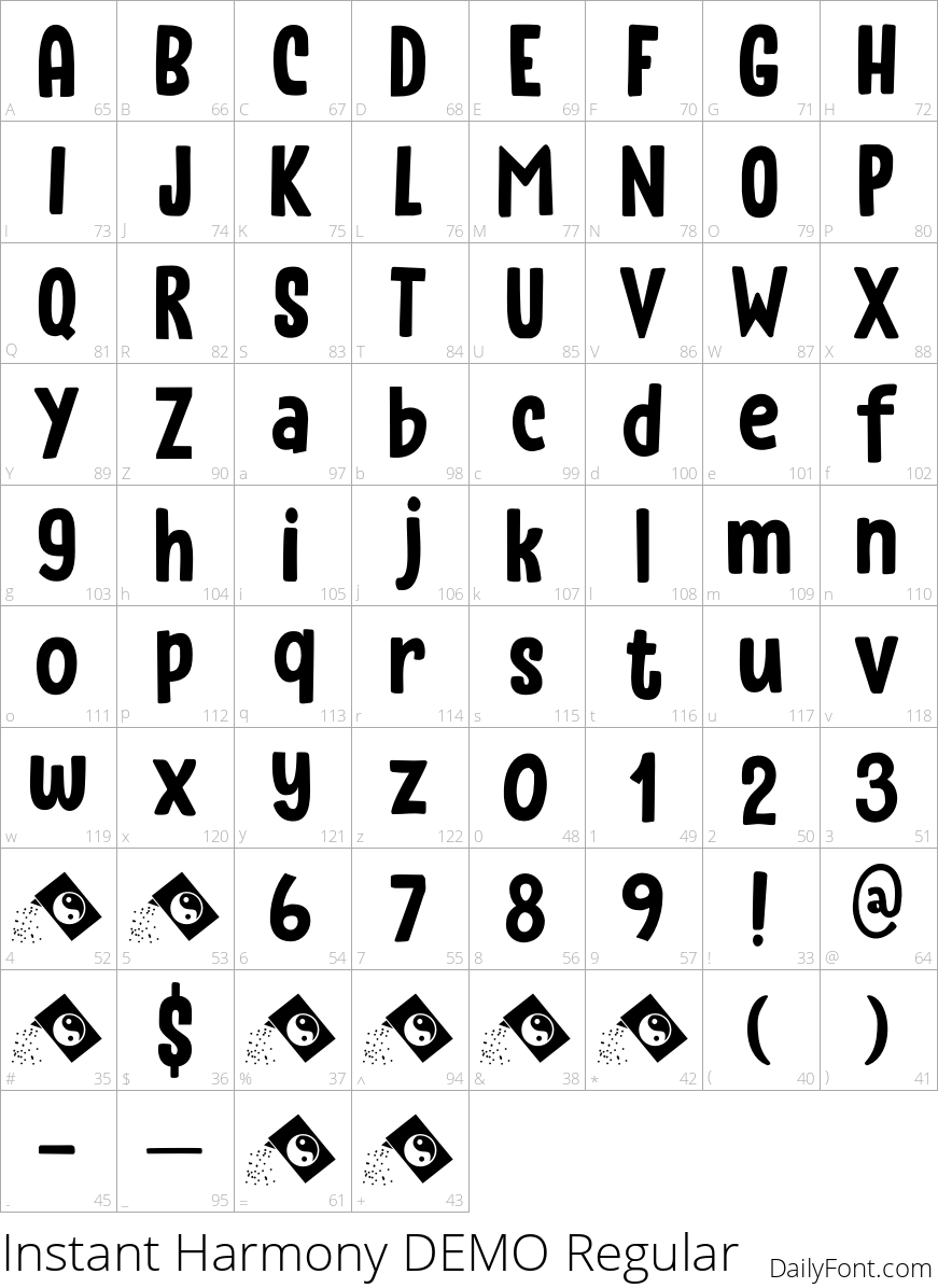Instant Harmony Regular by David Kerkhoff at DailyFont.com